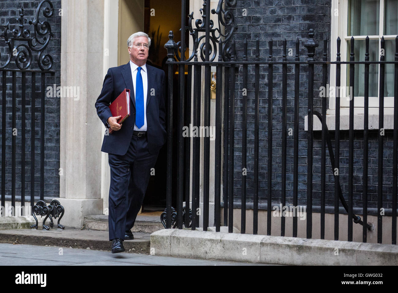 London, UK. 13th September, 2016. Michael Fallon MP, Secretary of State ...