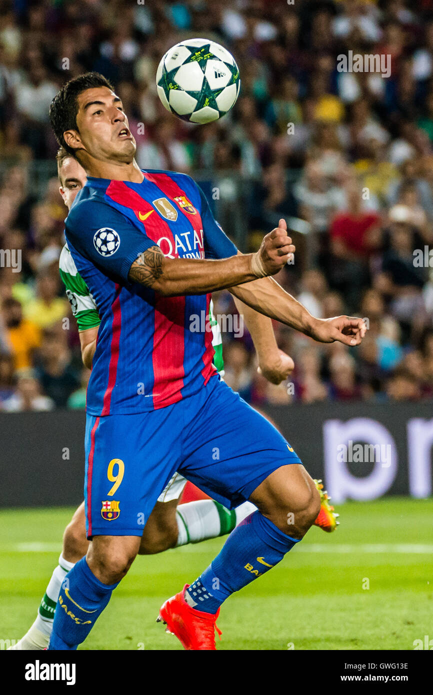 Barcelona, Catalonia, Spain. 13th Sep, 2016. FC Barcelona forward ...