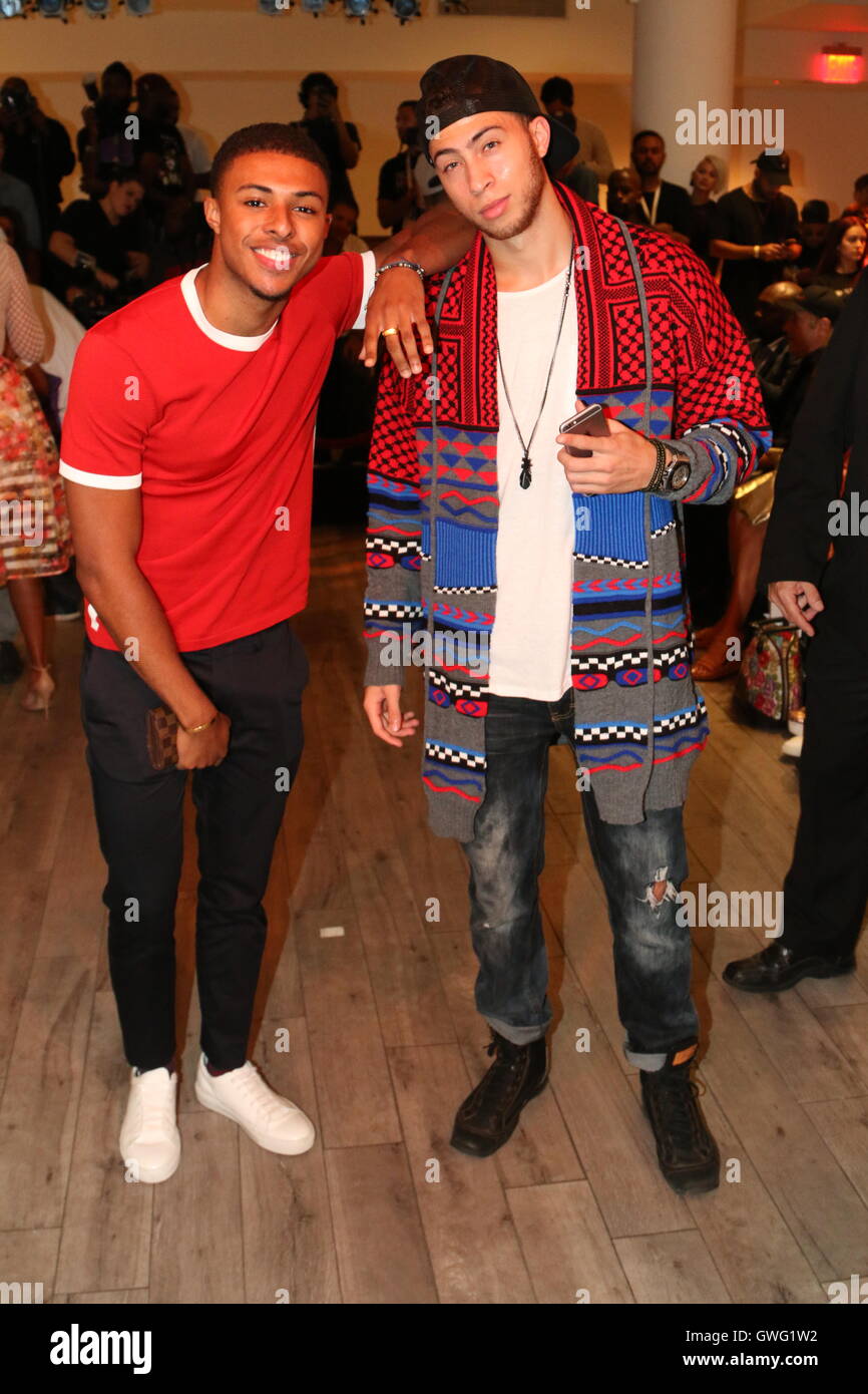 New York, USA. 13th September, 2016. Diggy Simmons and Cole Cook ...