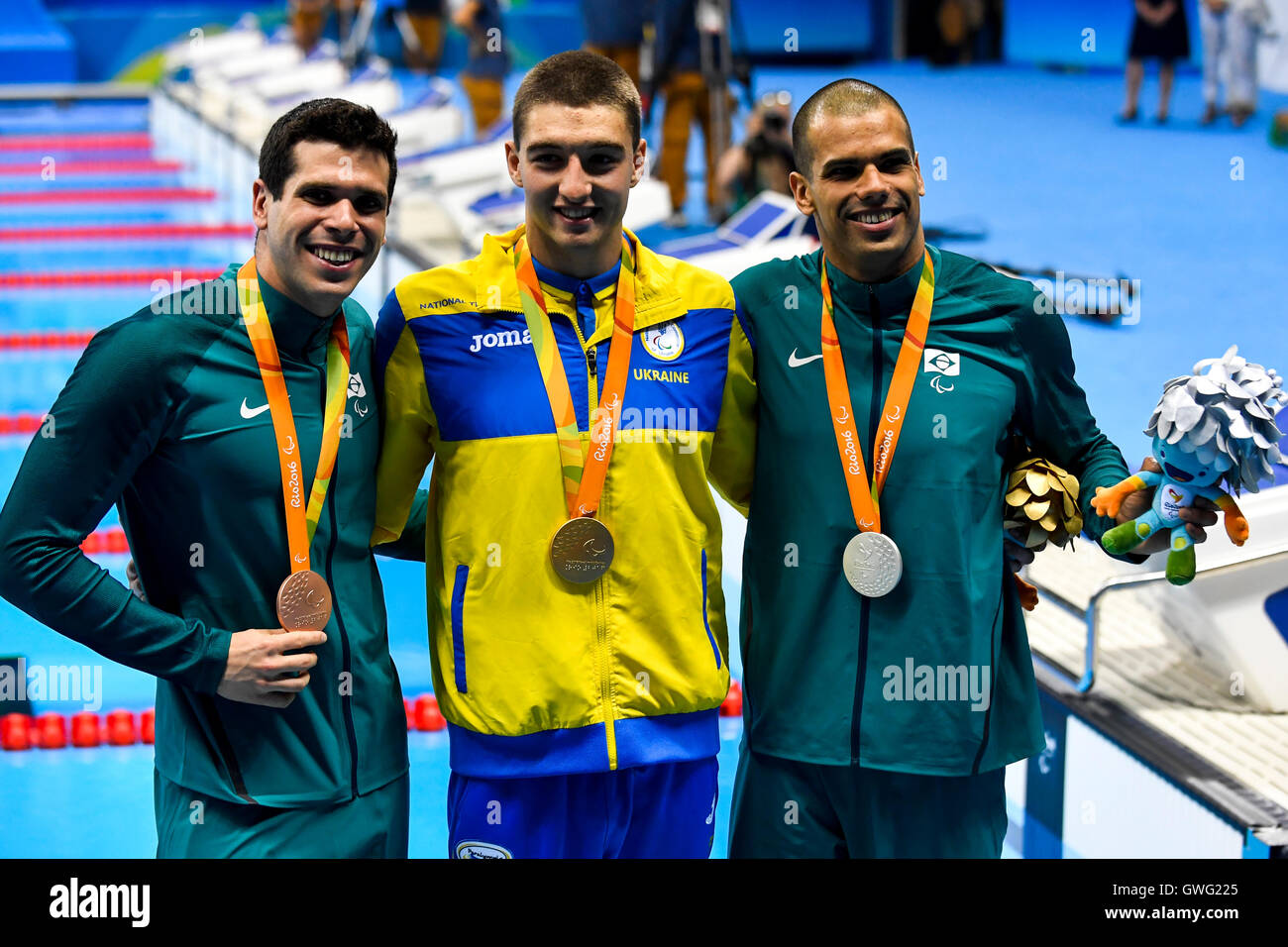 RIO DE JANEIRO, RJ - 13.09.2016: PARALIMPÍADA 2016 SWIMMING - Andre ...