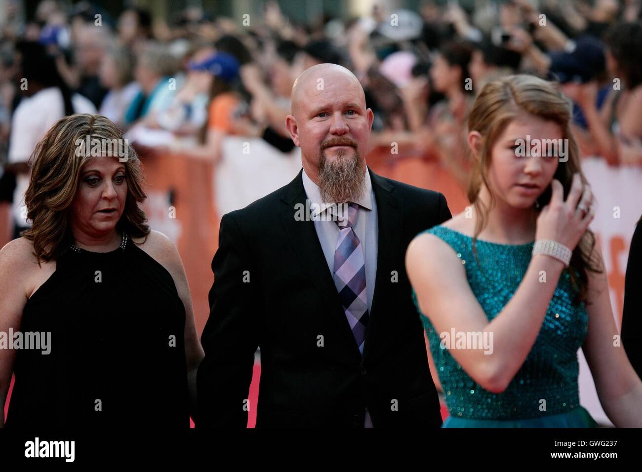 Toronto, ON. 13th Sep, 2016. Felicia Williams, Mike Williams, Sydney ...