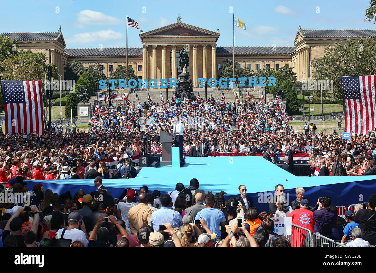 Philadelphia, PA, USA. 13th Sep, 2016. U S President Barack Obama ...