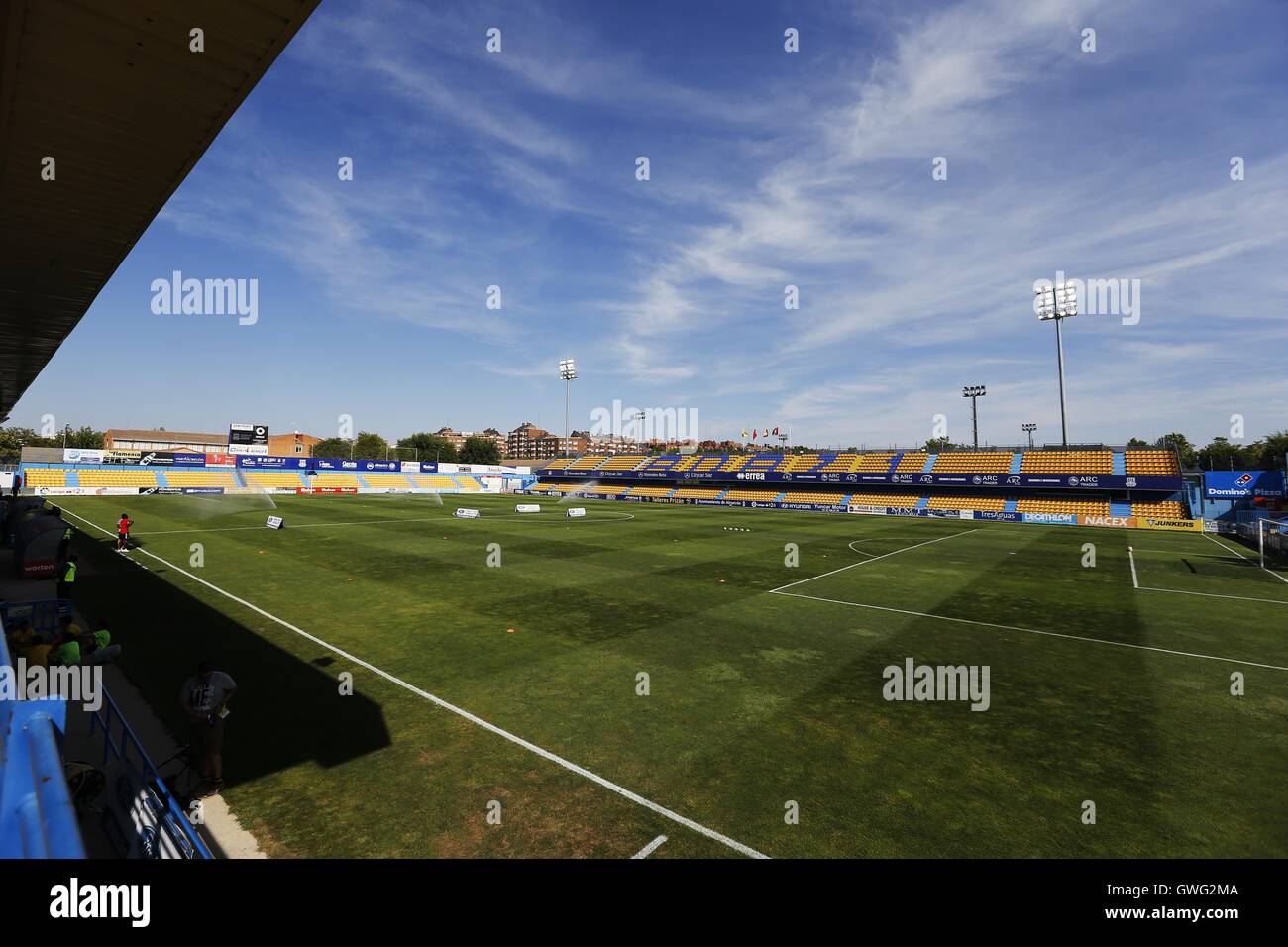 Alcorcon, Spain. 11th Sep, 2016. Estadio Municipal Santo Domingo ...