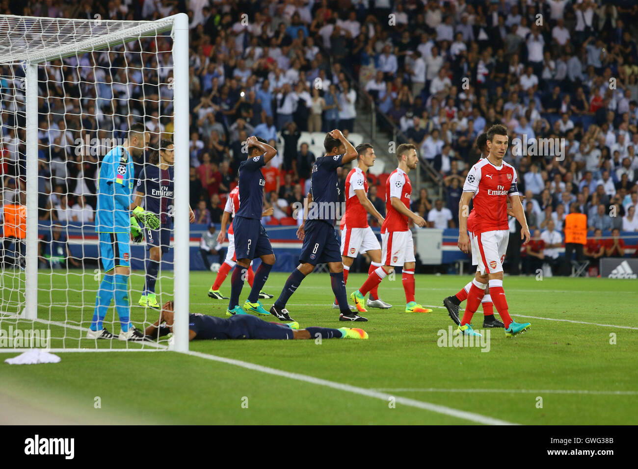 Paris, France. 13th Sep, 2016. UEFA Champions League football. Paris St ...