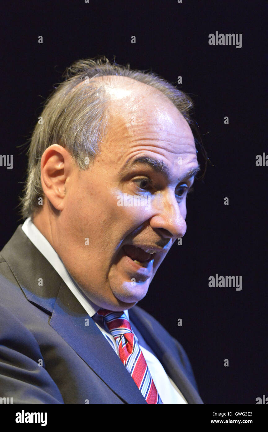 Hempstead, New York, USA. 13th Sep, 2016. DAVID AXELROD, CNN Senior ...