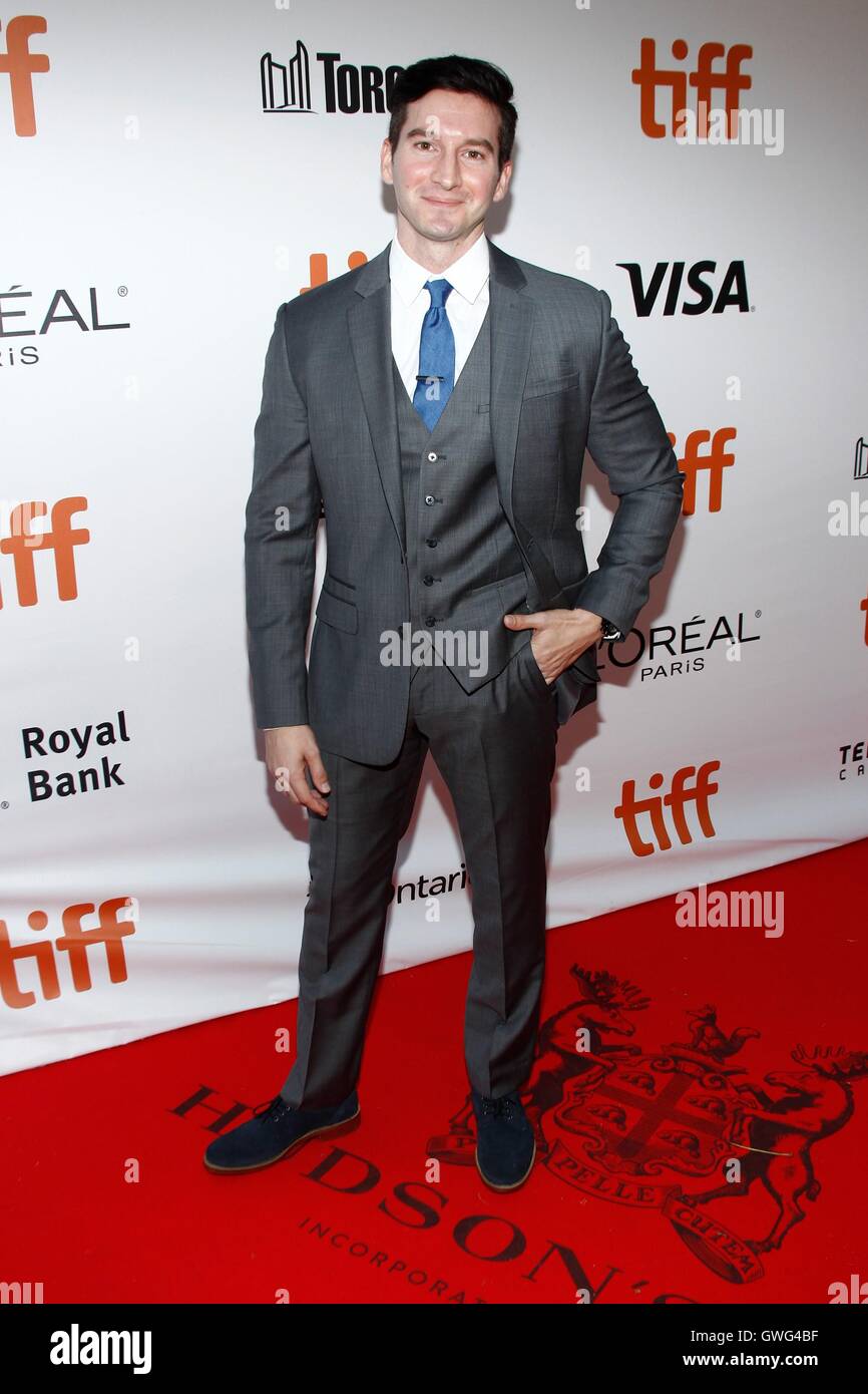 Toronto, ON. 13th Sep, 2016. Garrett Hines at arrivals for DEEPWATER ...