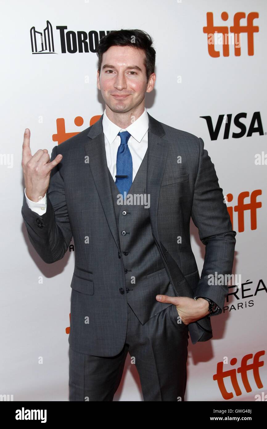 Toronto, ON. 13th Sep, 2016. Garrett Hines at arrivals for DEEPWATER ...