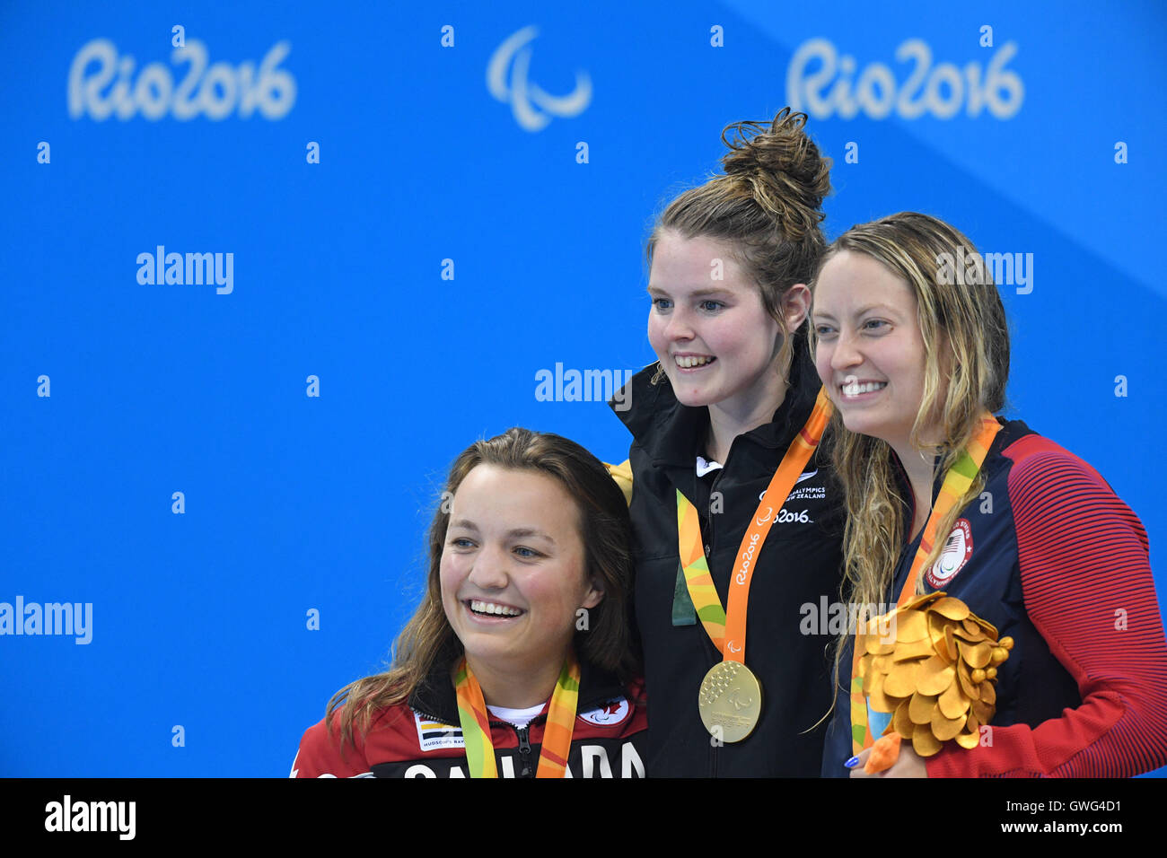 Rio de Janeiro, Brazil. 13th Sep, 2016. (L-R) Tess Routliffe (CAN ...