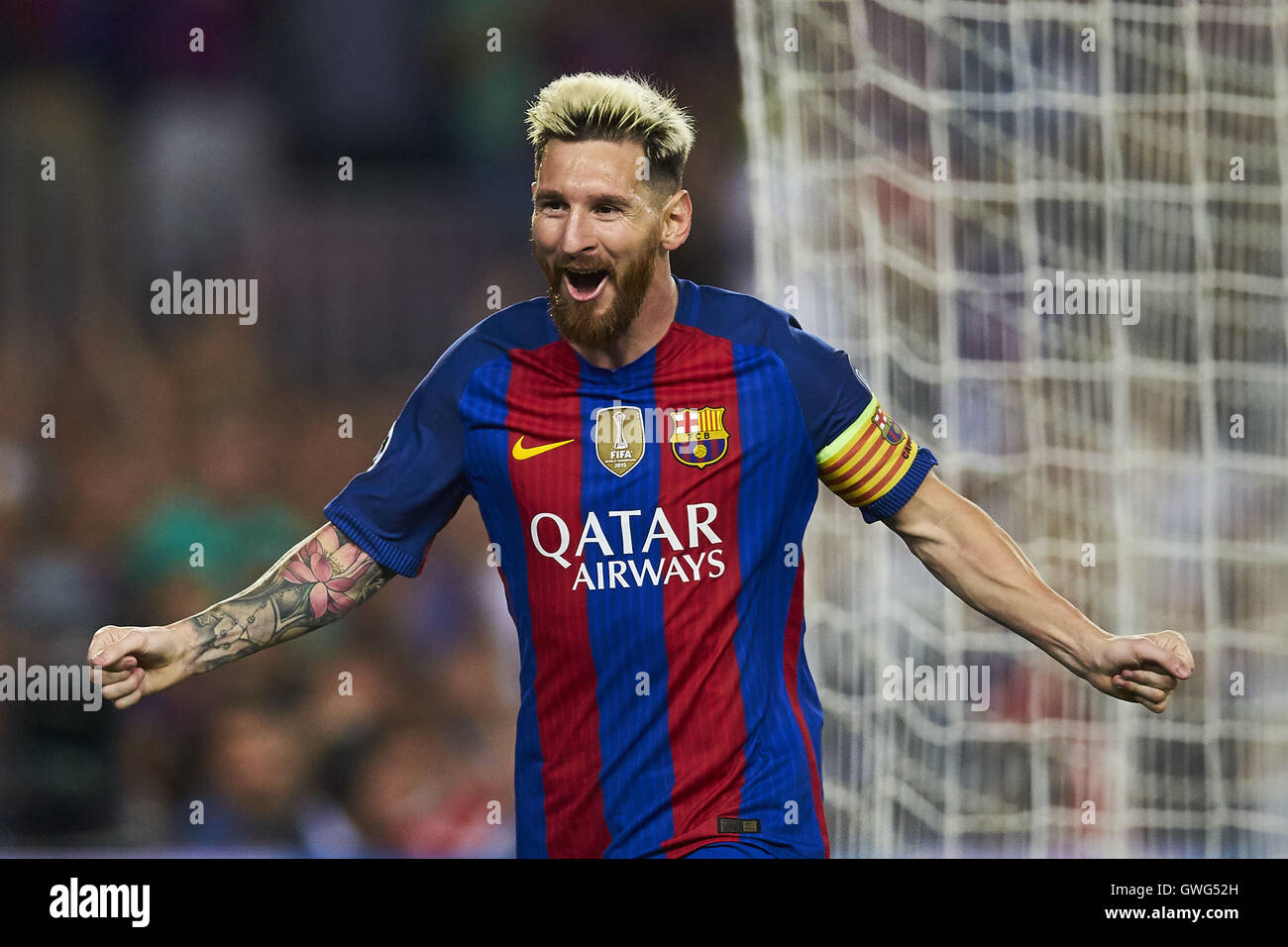Barcelona, Spain. 13th Sep, 2016. Lionel Messi (FC Barcelona ...