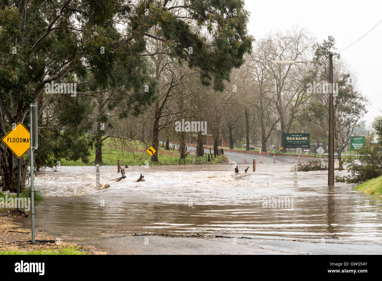 Road sign floodway australia High Resolution Stock Photography and ...
