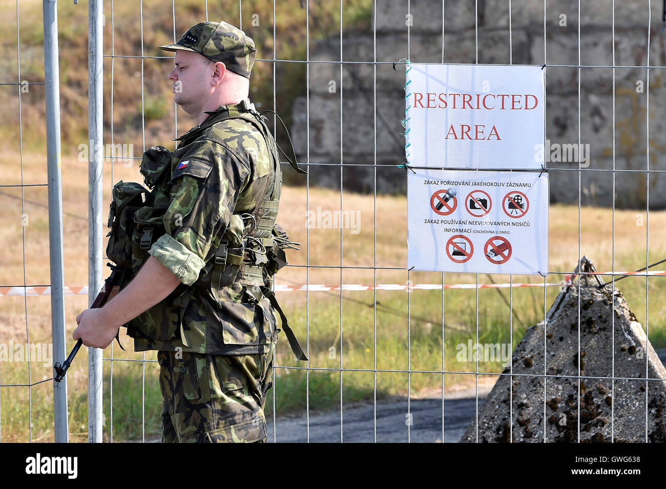 Namest Nad Oslavou, Czech Republic. 14th Sep, 2016. Presentation day of Ample Strike 2016 ...
