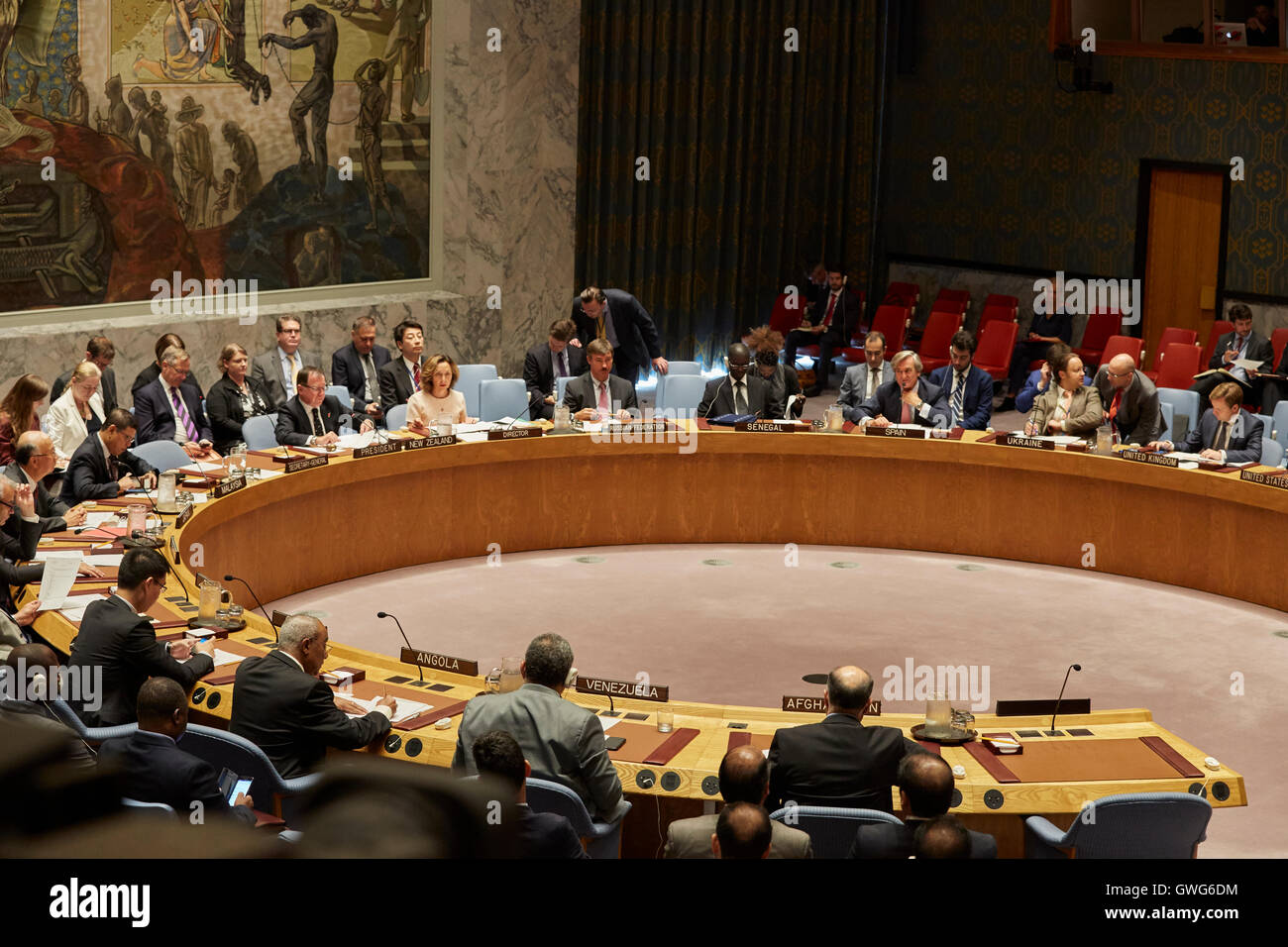 Security council meeting hi-res stock photography and images - Alamy