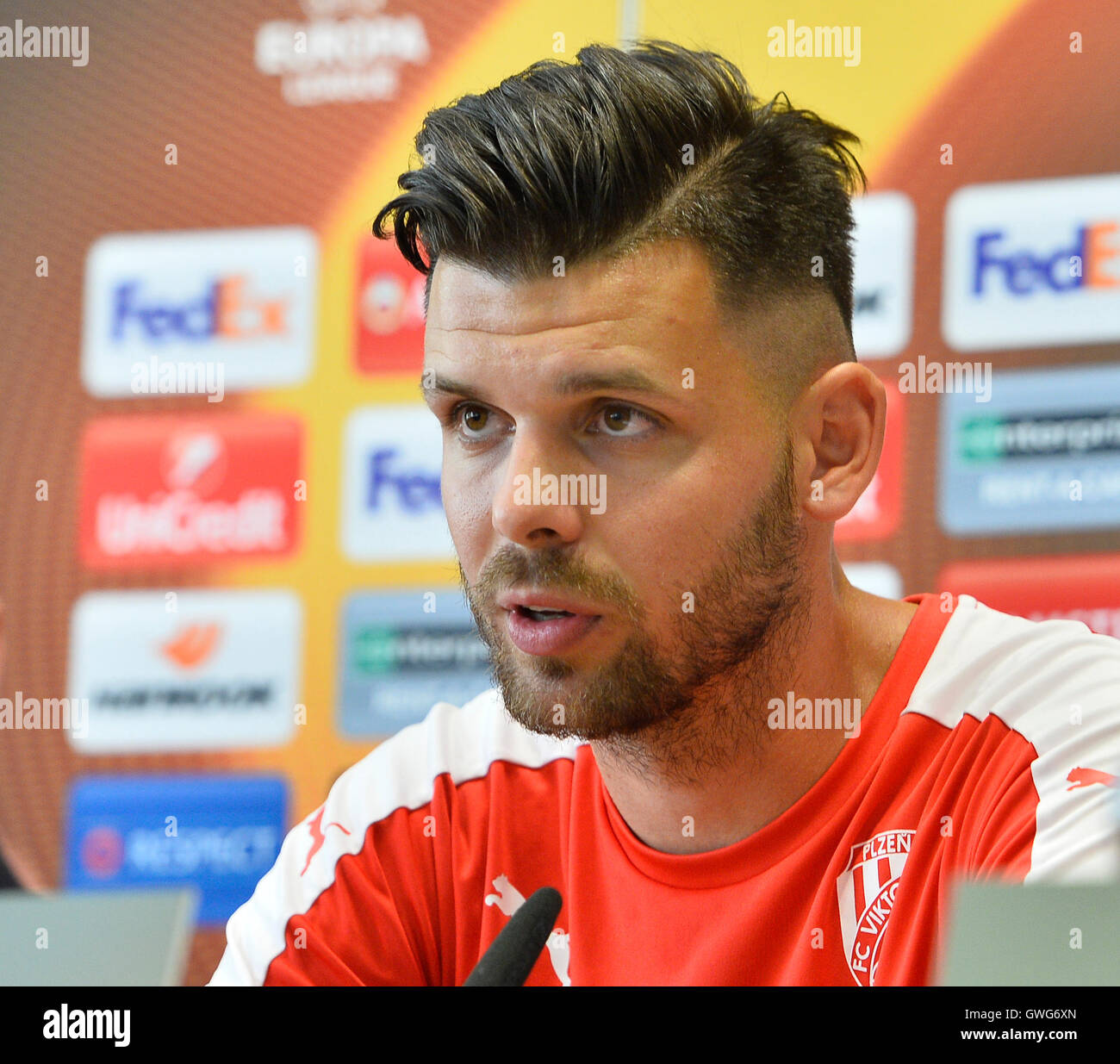 Pilsen, Czech Republic. 14th Sep, 2016. Michal Duris of Viktoria ...