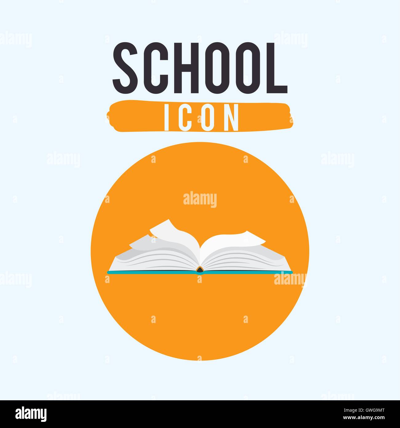 One open school book design Stock Vector Image & Art - Alamy