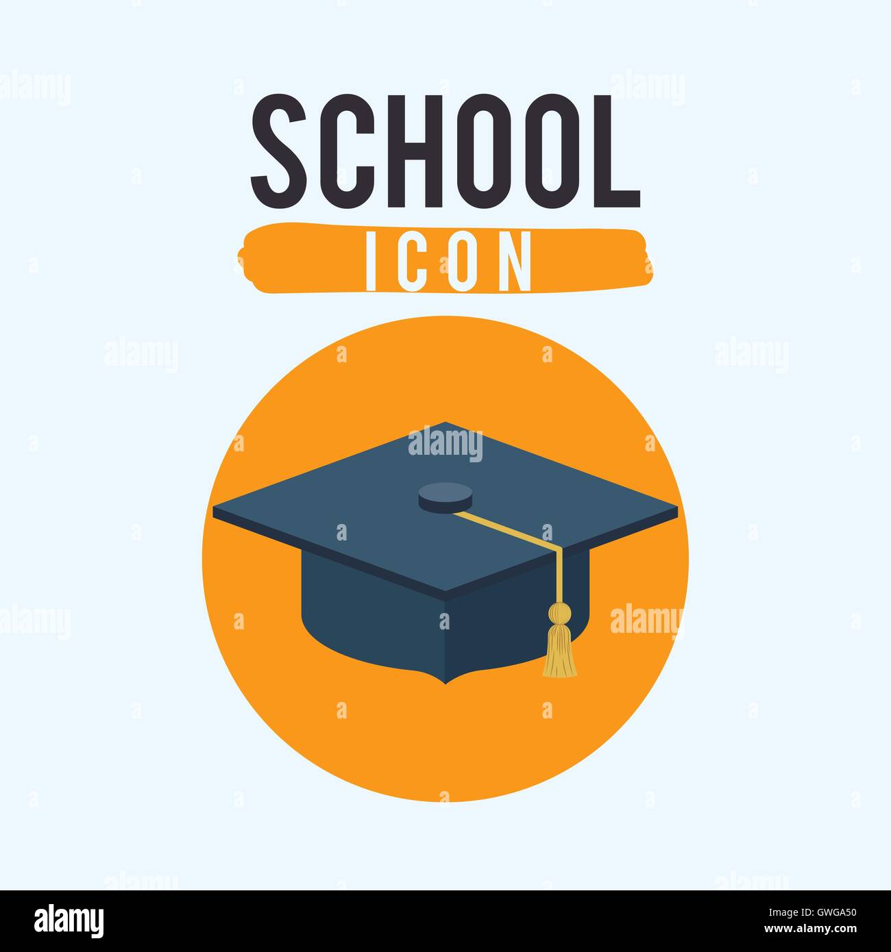 Graduation cap of school design Stock Vector Image & Art - Alamy