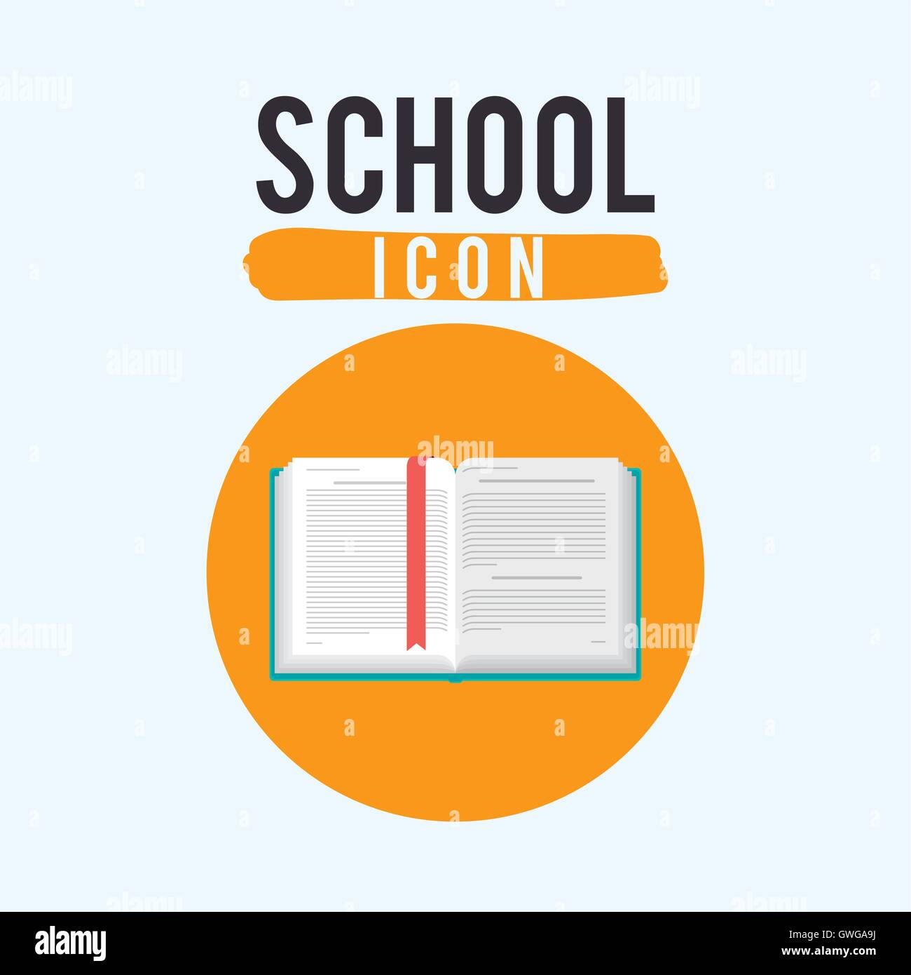 One open school book design Stock Vector Image & Art - Alamy