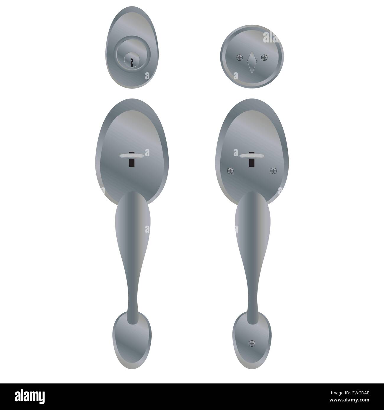 element, entrance, handle, home, access, chrome, close, design ...