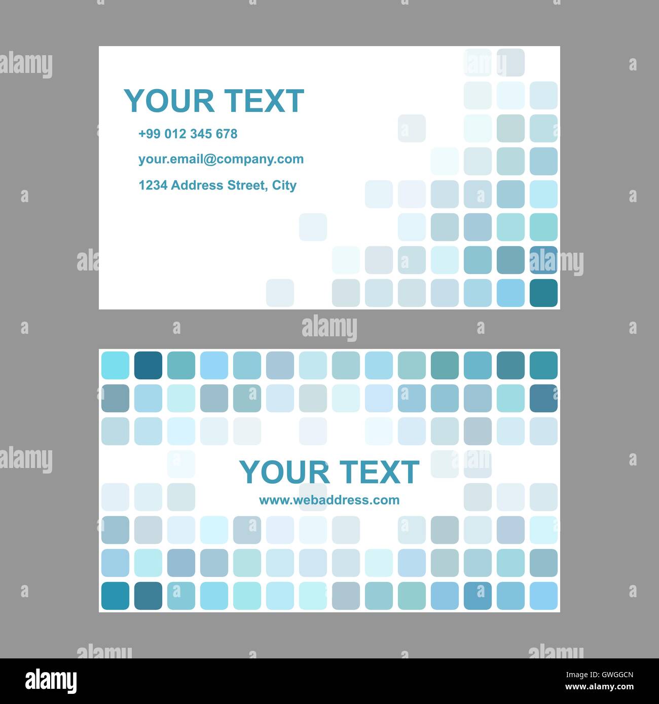 Rounded corner business card Stock Vector Images - Alamy