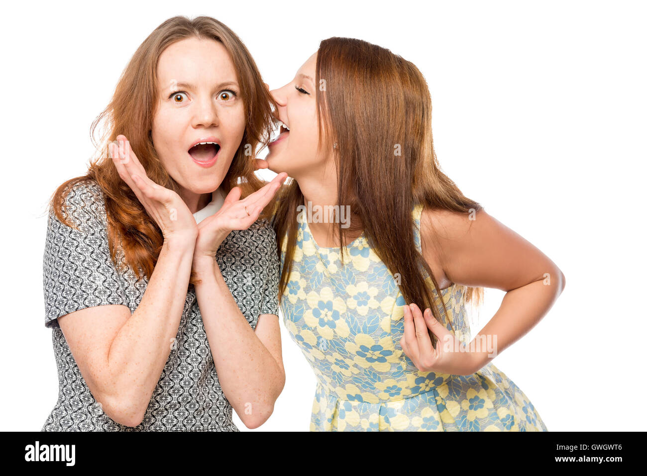 Telling secrets hi-res stock photography and images - Alamy