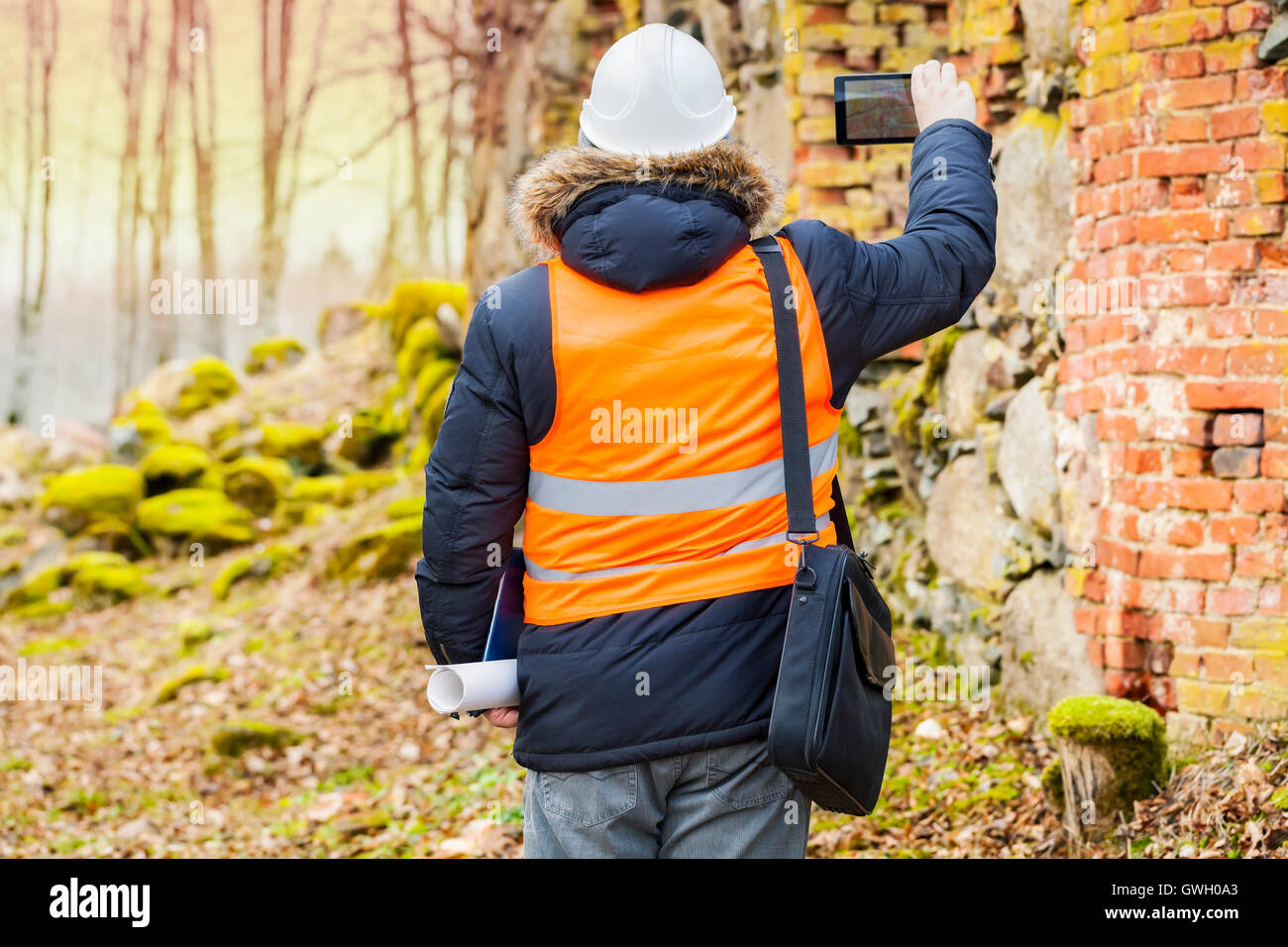 Building inspector documentation old ruins hi-res stock photography and ...