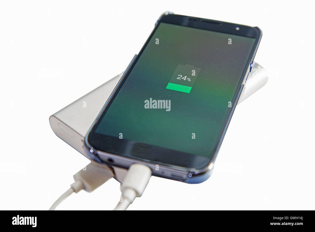 Battery charging icon Cut Out Stock Images & Pictures - Alamy