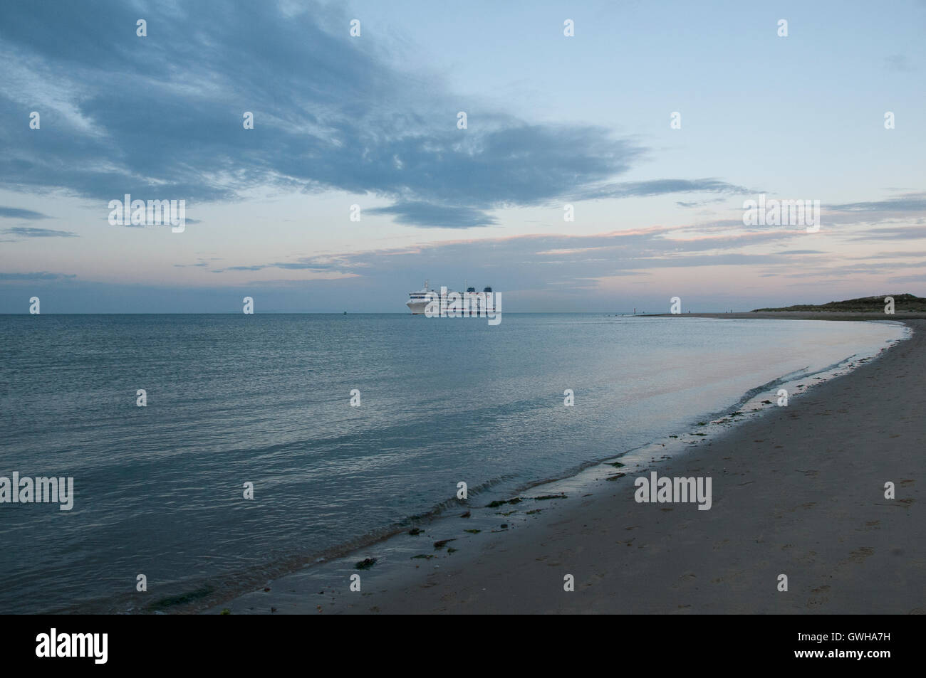 Brittany Ferries vessel Barfleur passing Studland en route to Poole ...