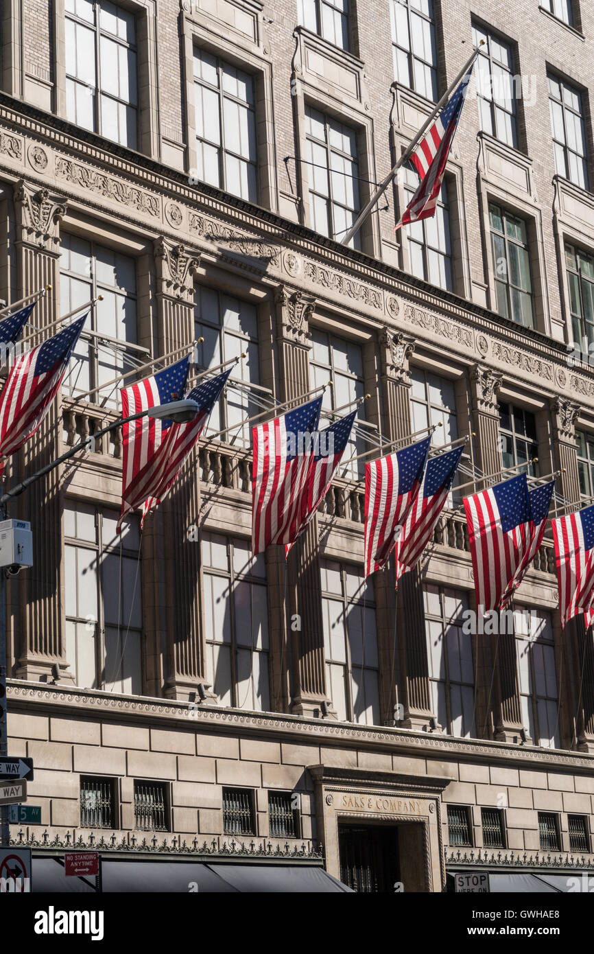 Saks Department Store, New York City, NY Stock Photo - Alamy