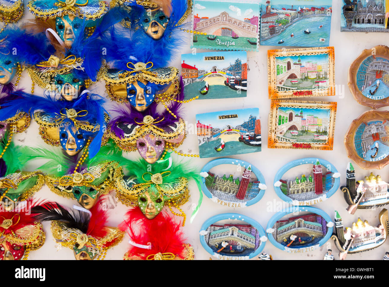 souvenirs from Venice Italy Stock Photo - Alamy