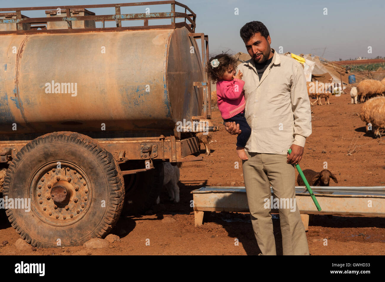 Syrian Farm Workers Struggle Against Drought and Climate Change Stock ...