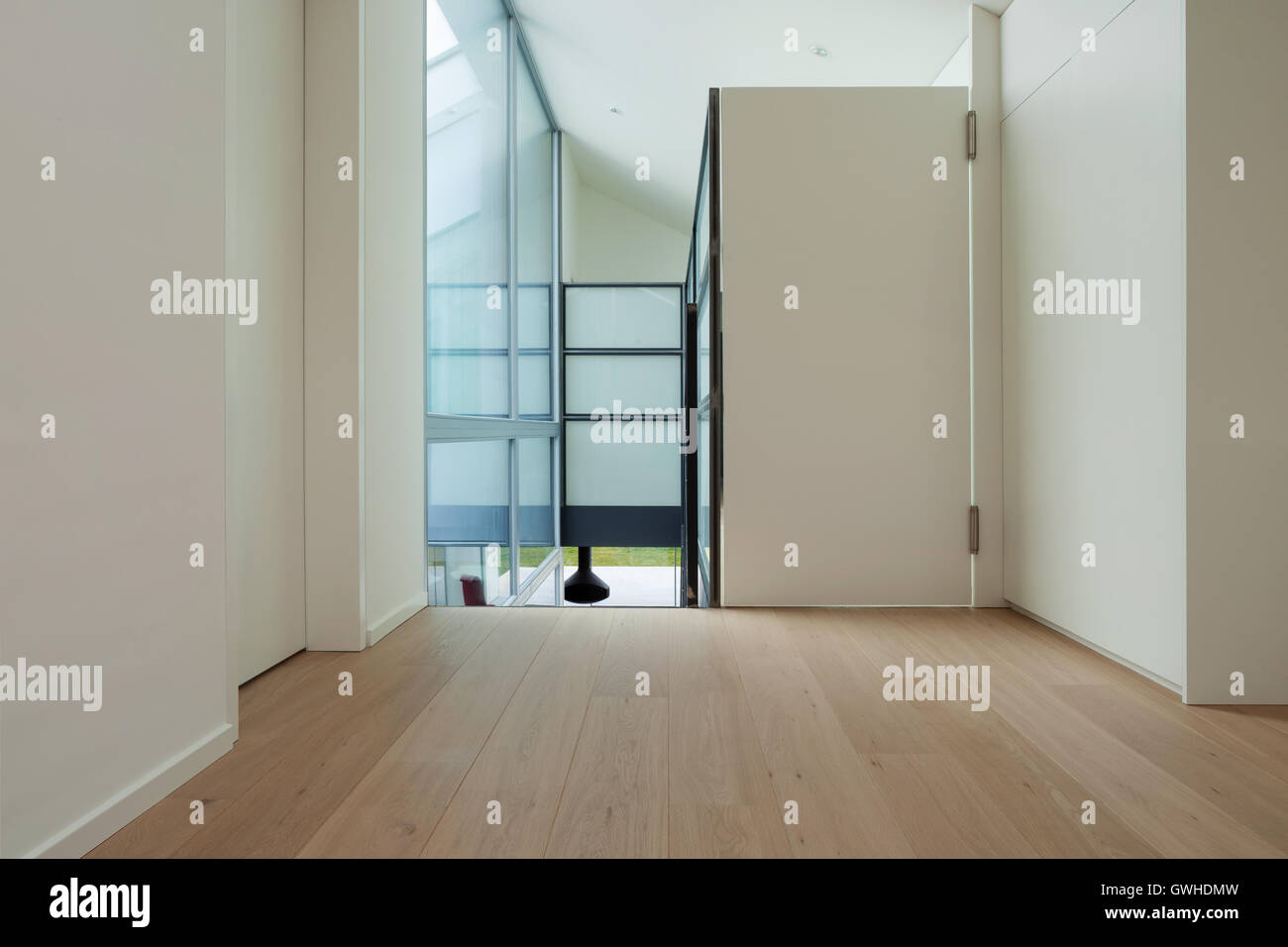 Interior of a modern loft, wide passage Stock Photo - Alamy