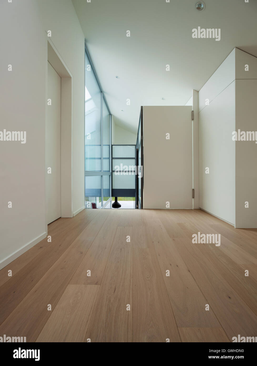 Interior of a modern loft, wide passage Stock Photo - Alamy