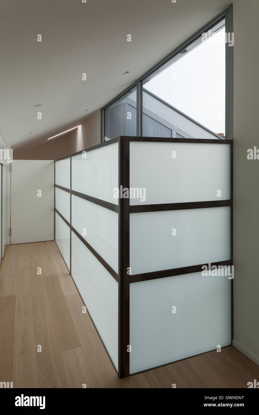Interior of a modern house, corridor view Stock Photo - Alamy