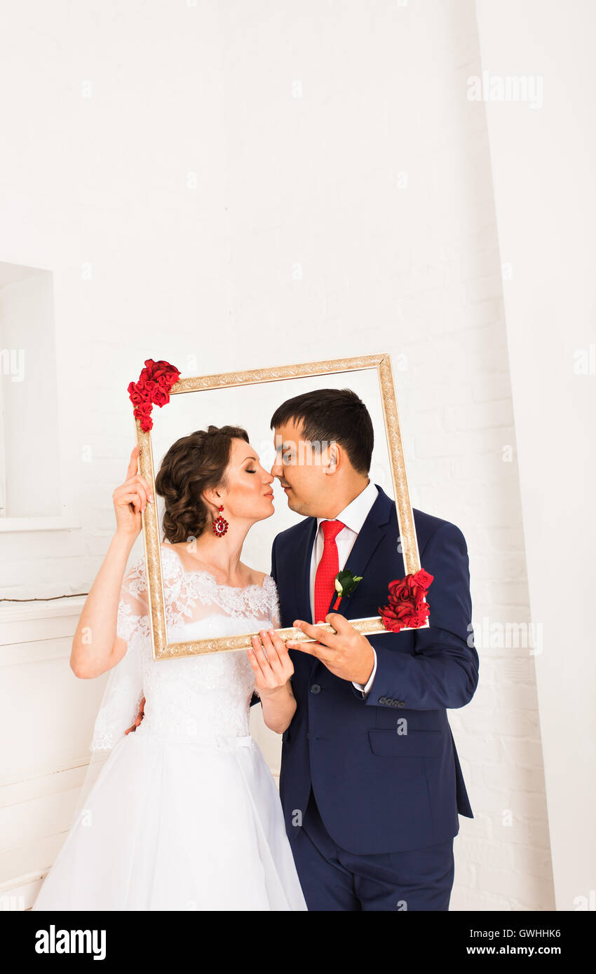 bride and groom wedding couple Stock Photo - Alamy