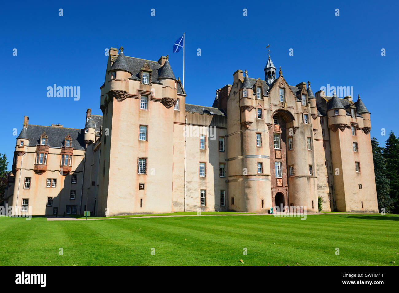 Fyvie Castle near Turriff in Aberdeenshire, Grampian Region, Scotland ...