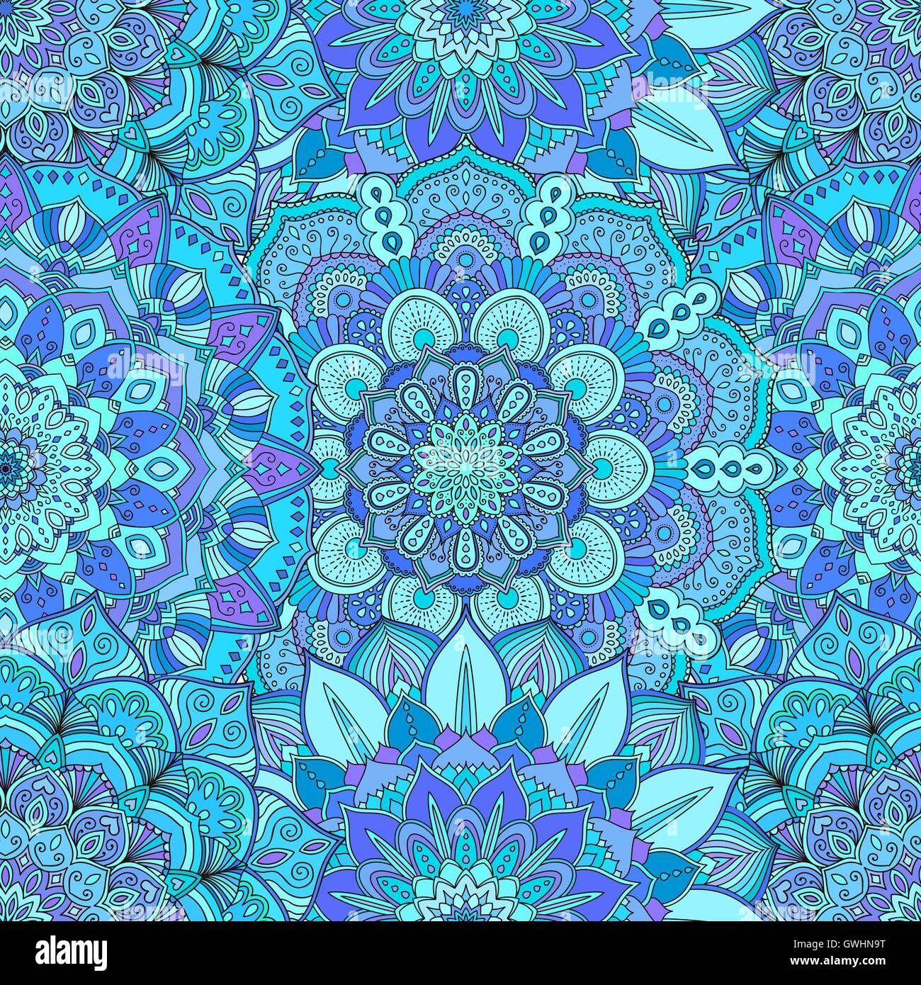 Intricate flower pattern hi-res stock photography and images - Alamy