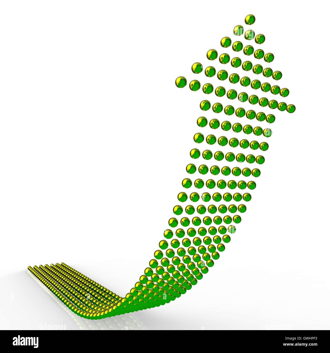 Up Arrow Shows Growth And Improvement Stock Photo - Alamy