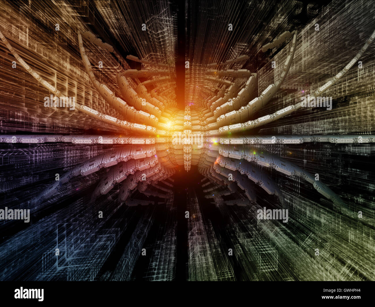 Fractal Spider Element Stock Photo - Alamy