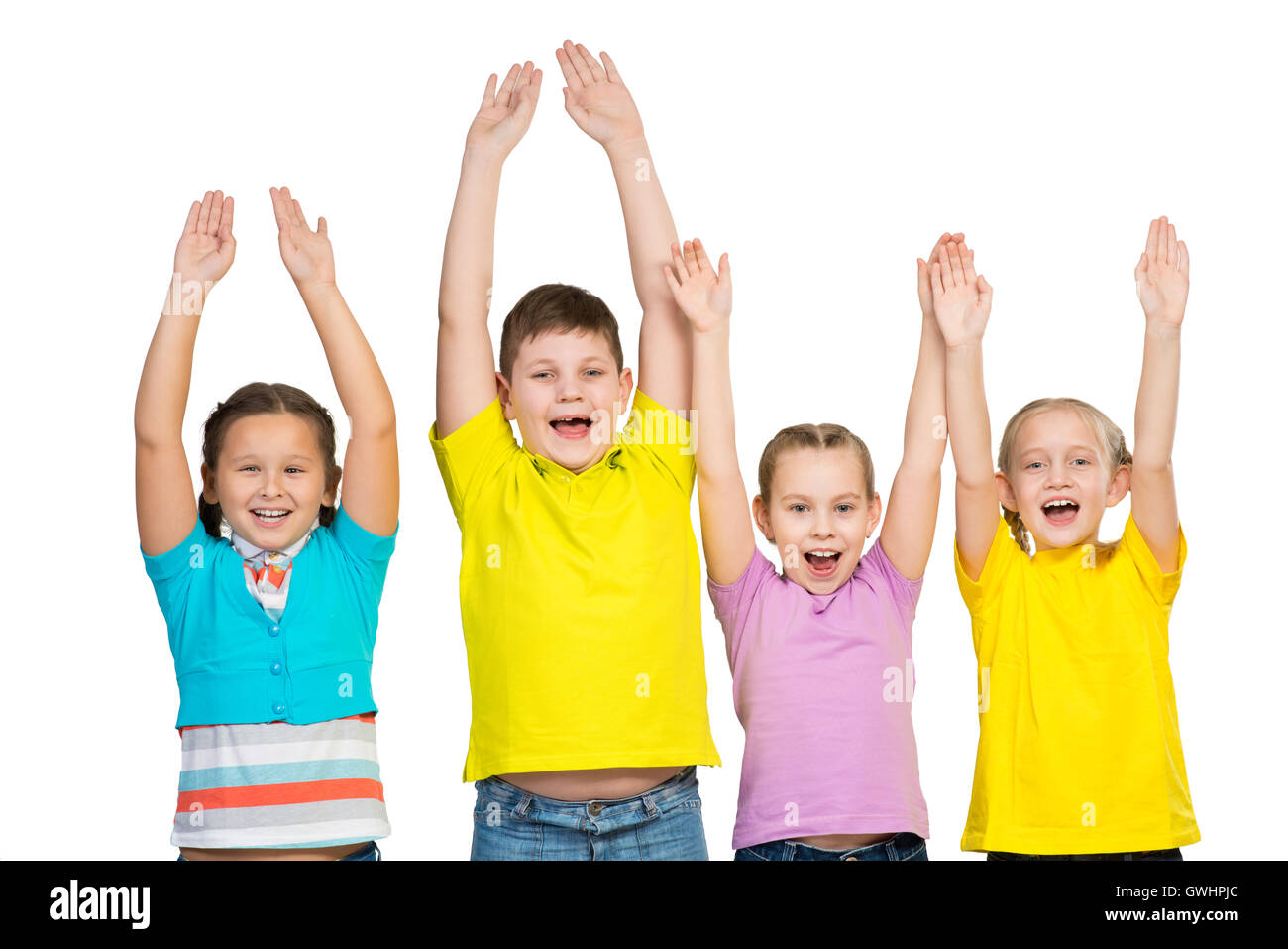 Female kids children line hi-res stock photography and images - Alamy