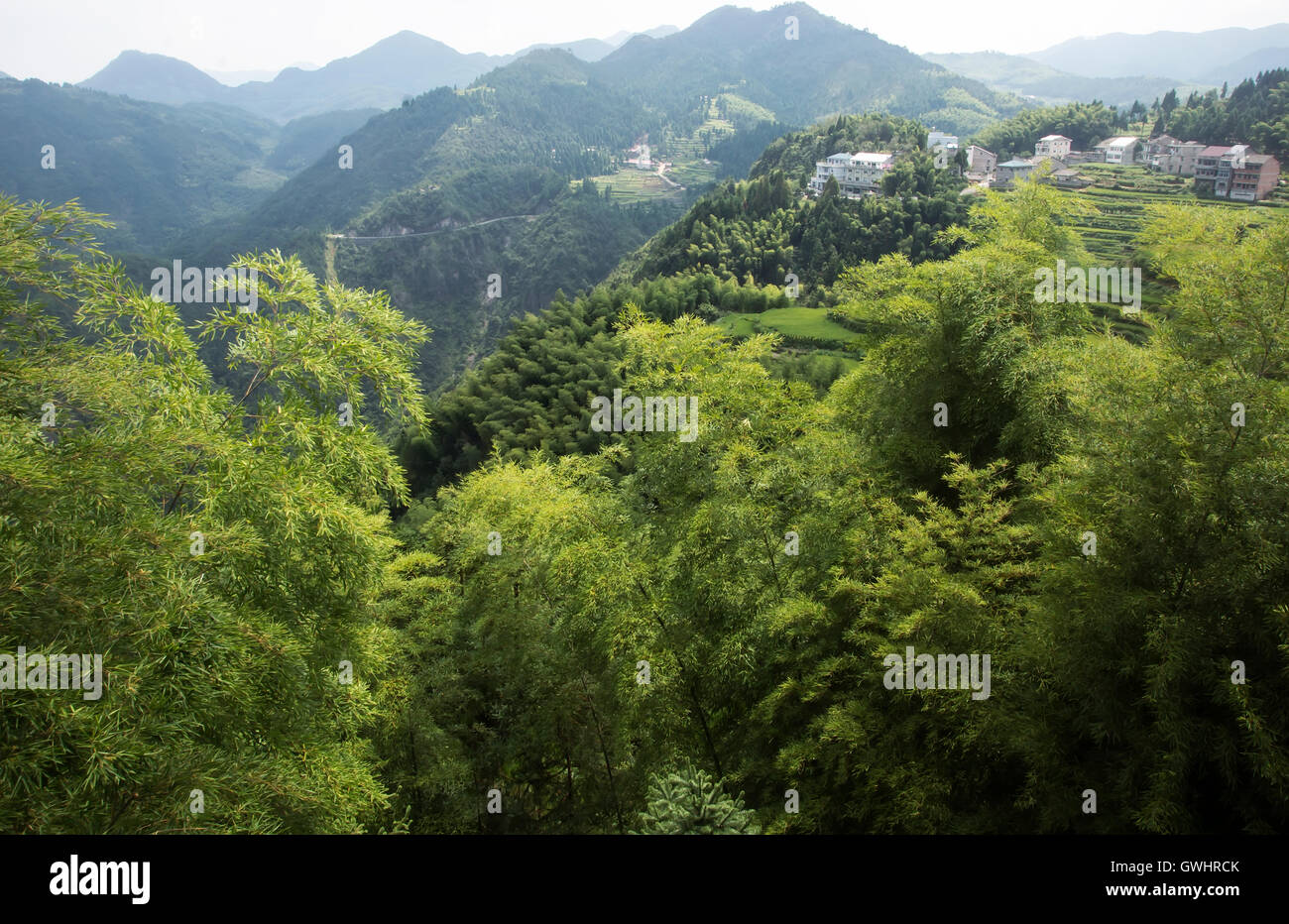 China Wenzhou landscape - mountain scenery Stock Photo - Alamy