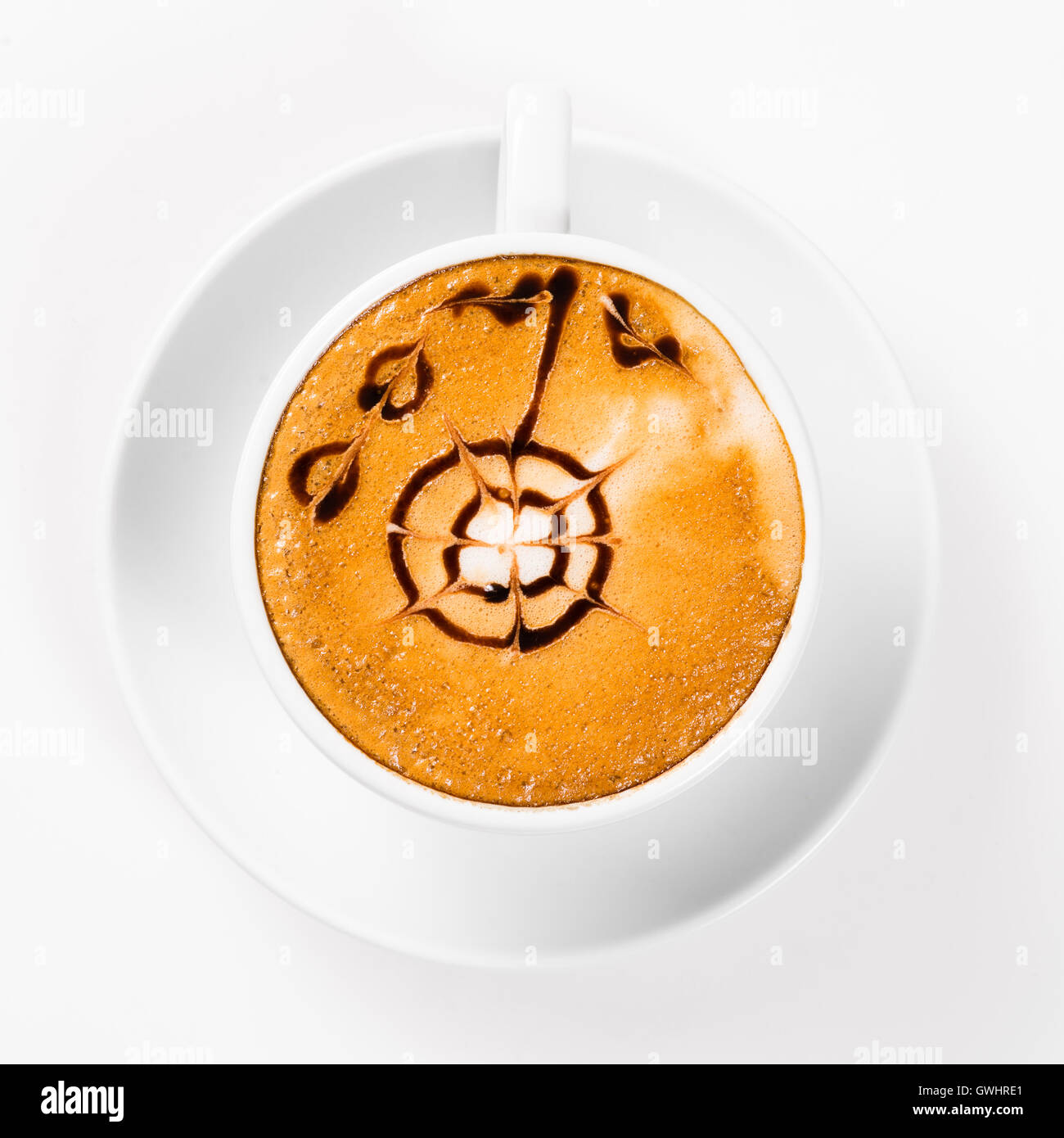 large cup of coffee Stock Photo - Alamy