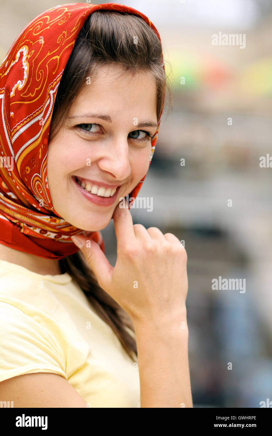 Beautiful Russian Girl Stock Photo - Alamy