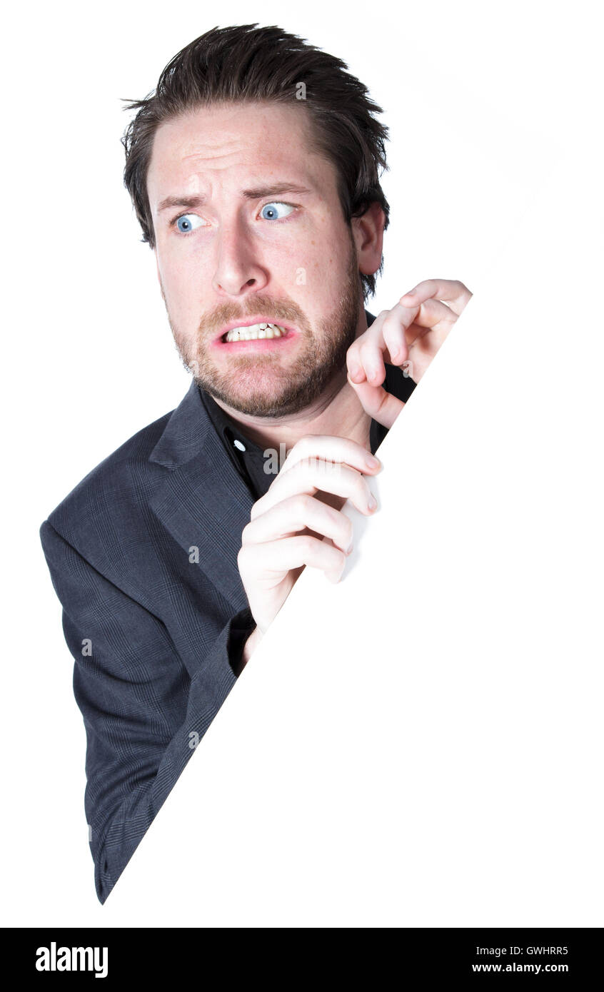 Attractive caucasian man shot in studio Stock Photo - Alamy