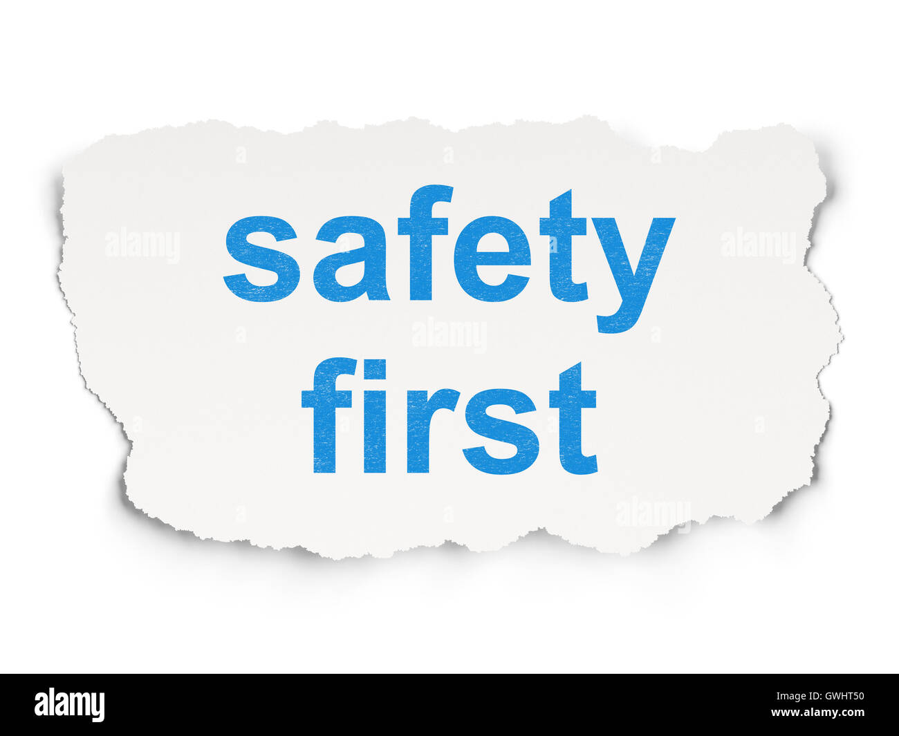 Safety concept: Safety First on Paper background Stock Photo - Alamy