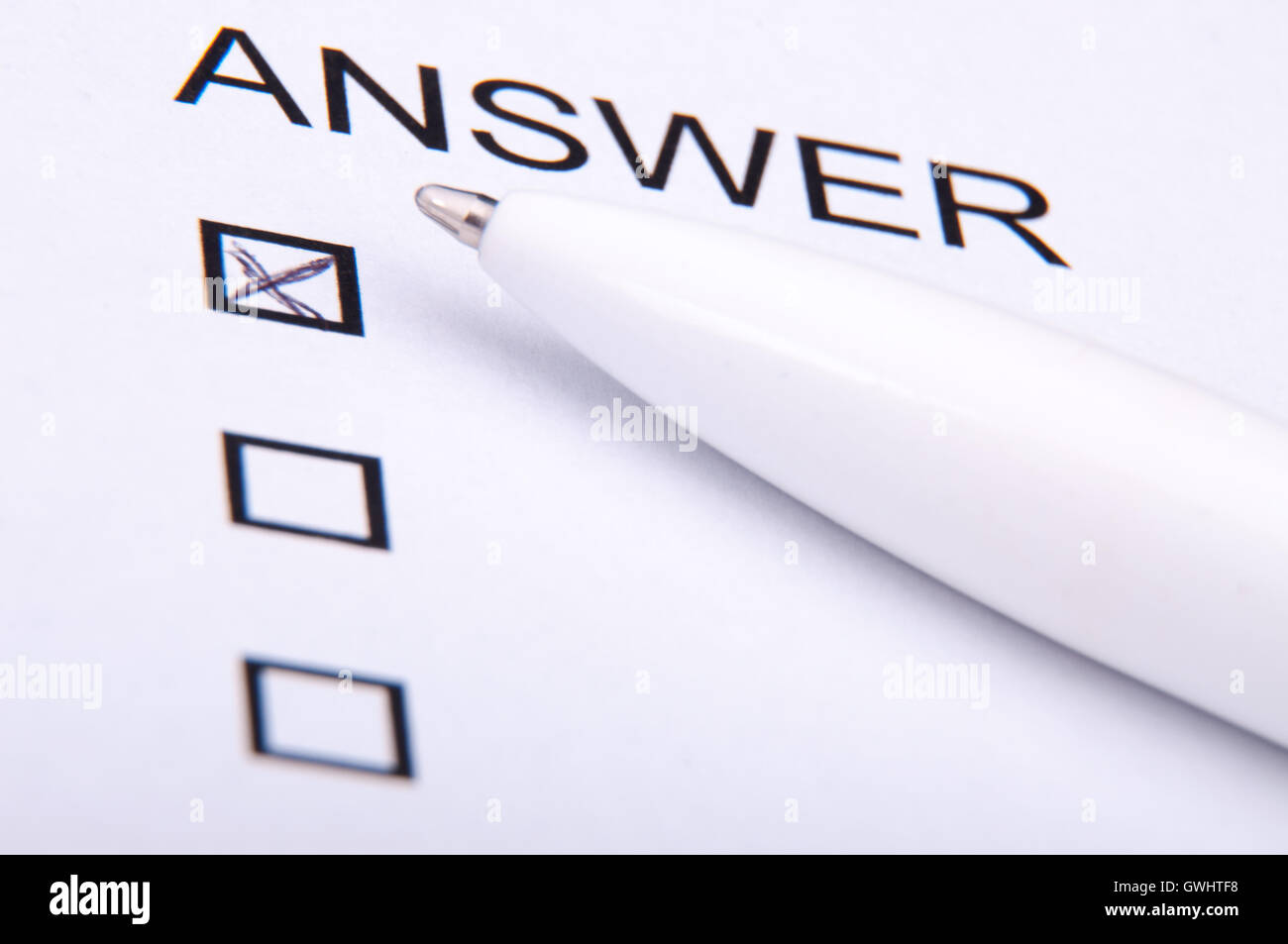 Black tie testing hi-res stock photography and images - Alamy