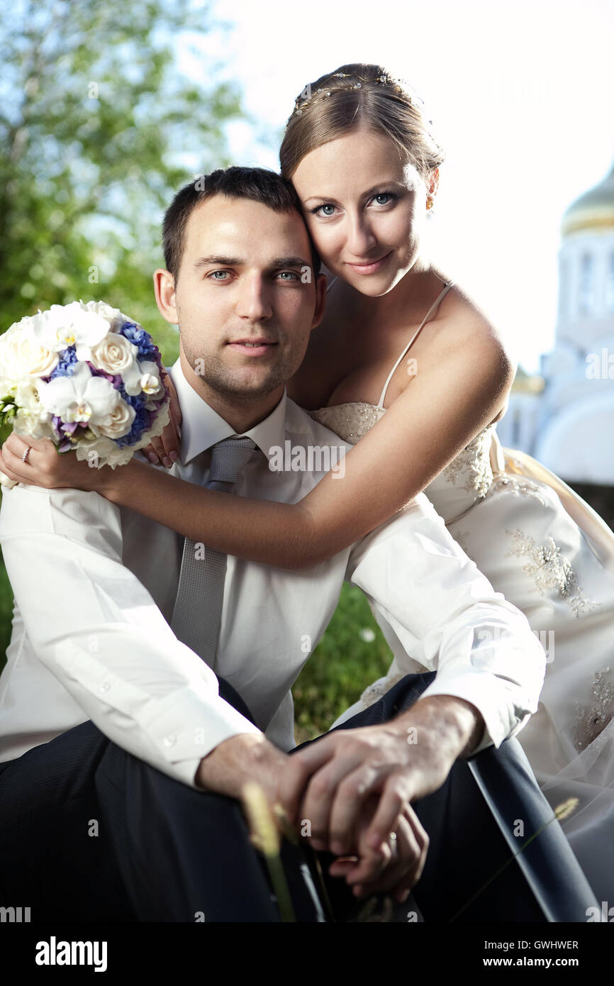 Russian wedding couple dance hi-res stock photography and images - Alamy