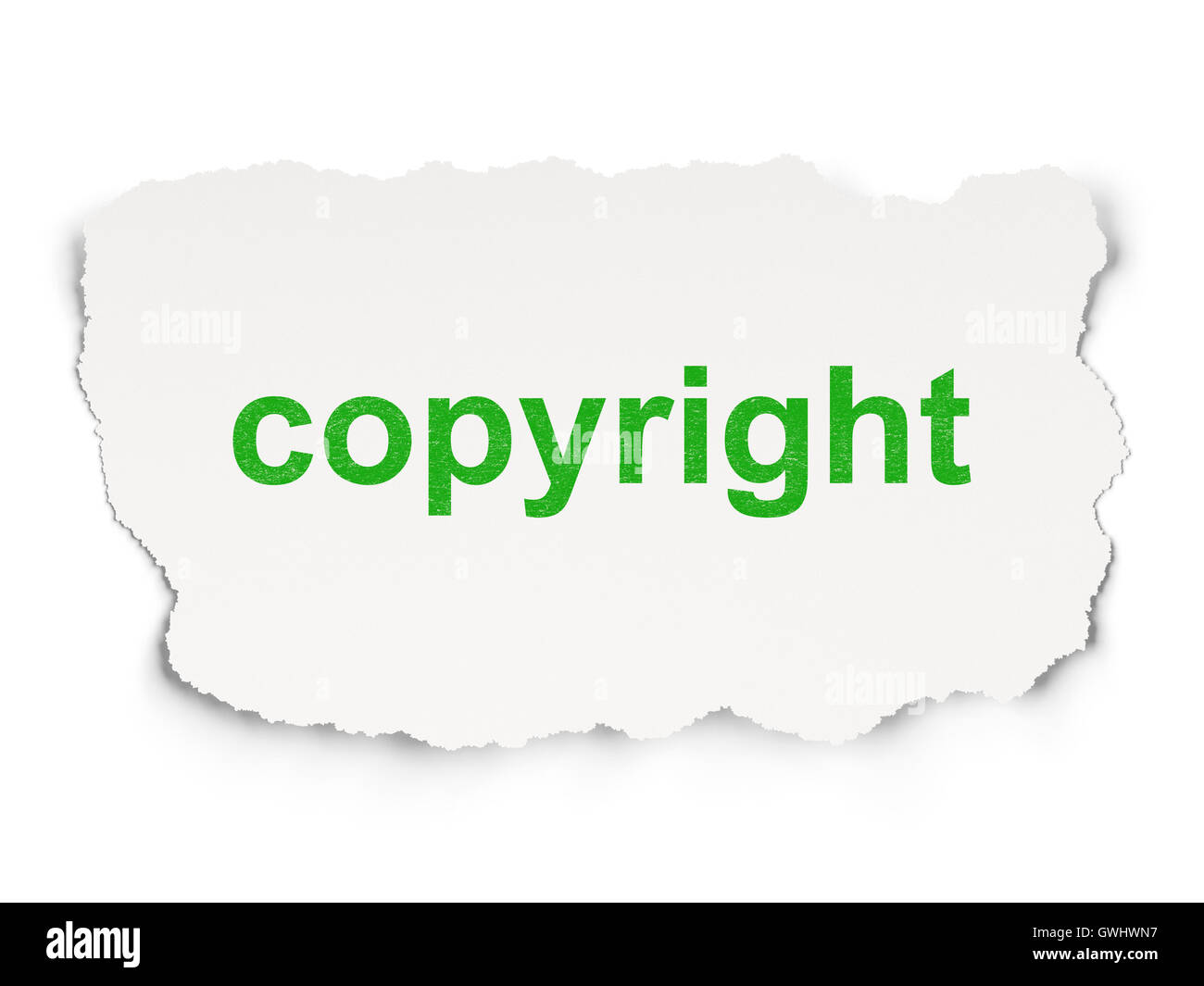 Advertising concept: Copyright on Paper background Stock Photo - Alamy