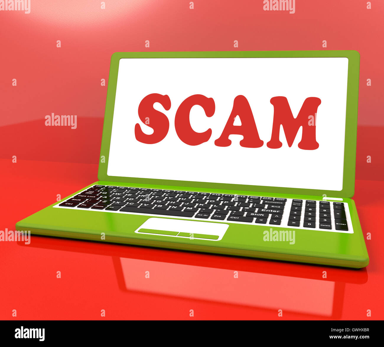 Internet fraud laptop hi-res stock photography and images - Alamy