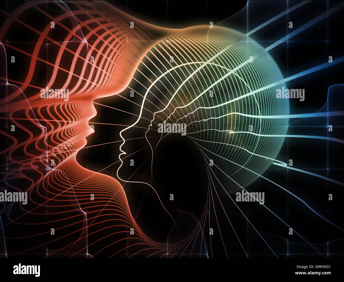 Paths of Soul Geometry Stock Photo - Alamy