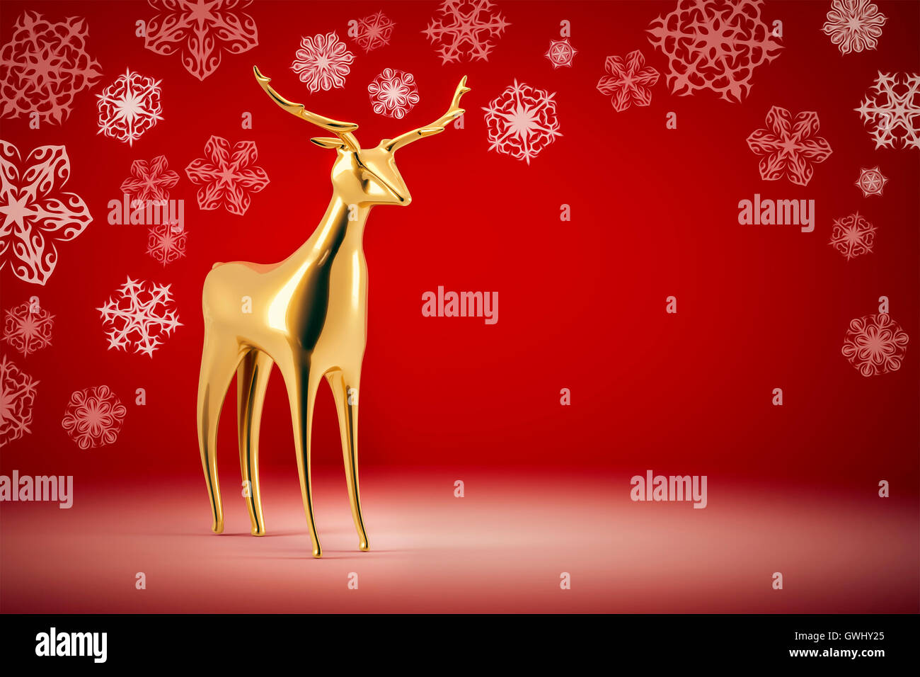 Reindeer statue hi-res stock photography and images - Alamy
