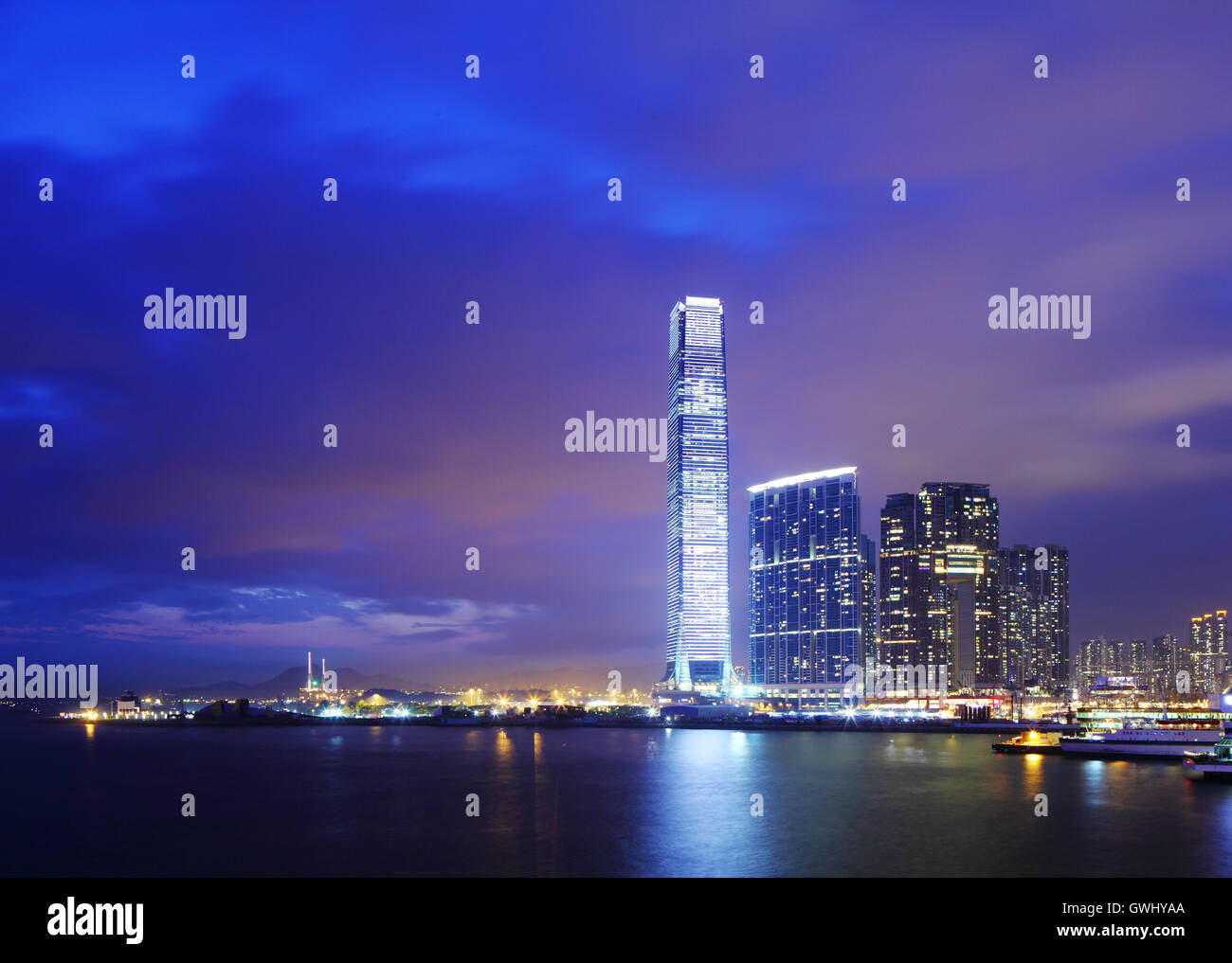Kowloon skyline in Hong Kong Stock Photo - Alamy